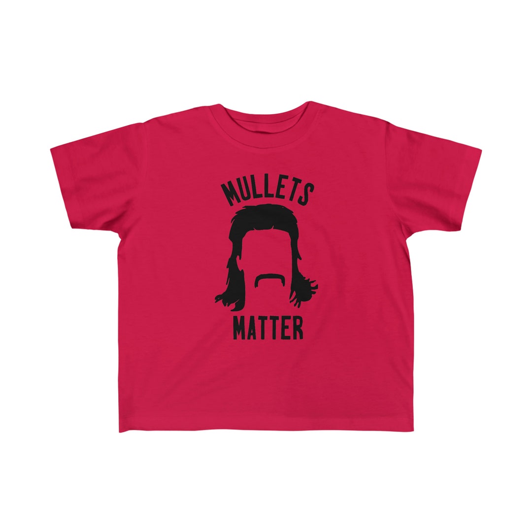 Mullets Matter Kid's Fine Jersey Tee - Etsy