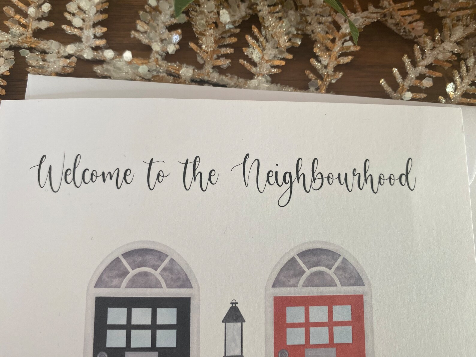 Welcome to the Neighbourhood Greetings Card / New Neighbour - Etsy