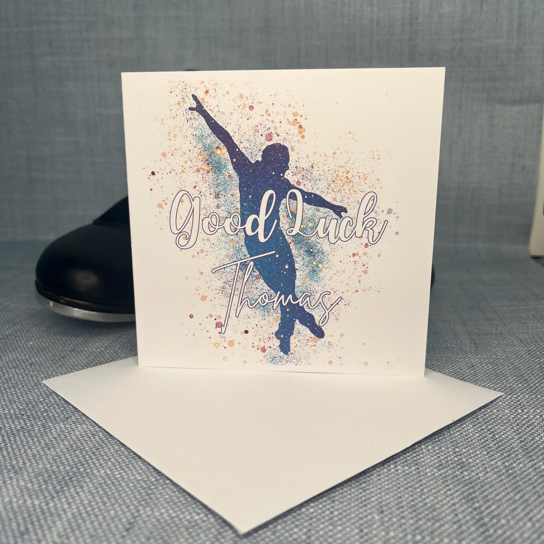Personalised Tap Dancing Card / Dance Card for Boys / Dance Card for ...