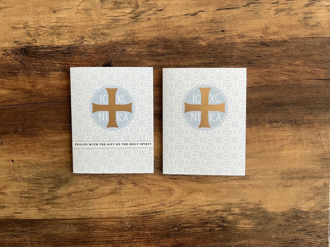 Gold Leaf Orthodox Greeting Card for All Occasions | Chrismation Card ...