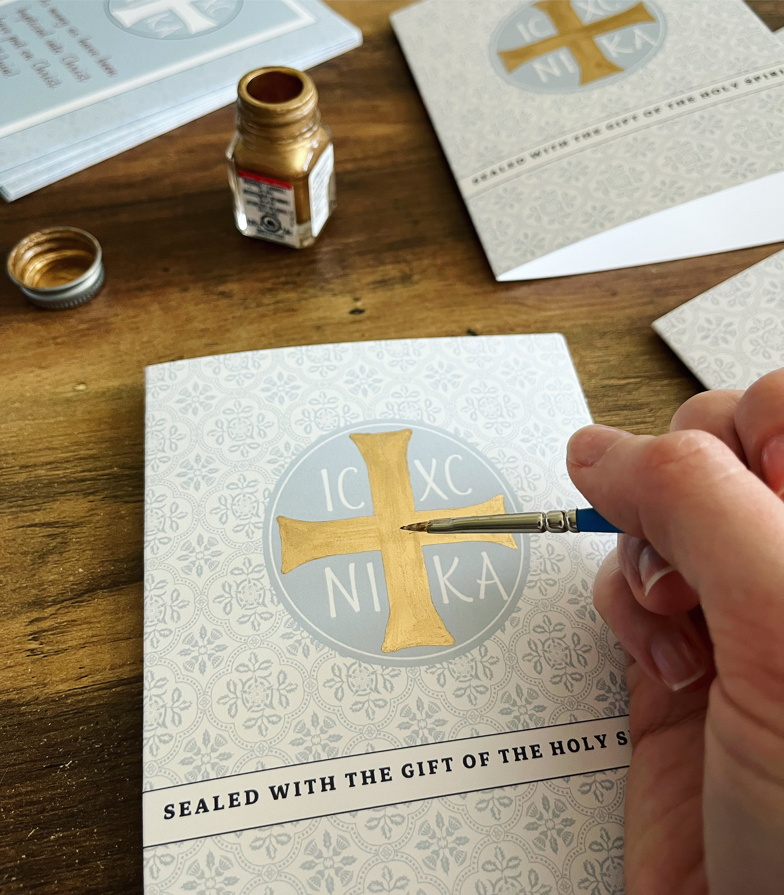 Gold Leaf Orthodox Greeting Card for All Occasions - Etsy