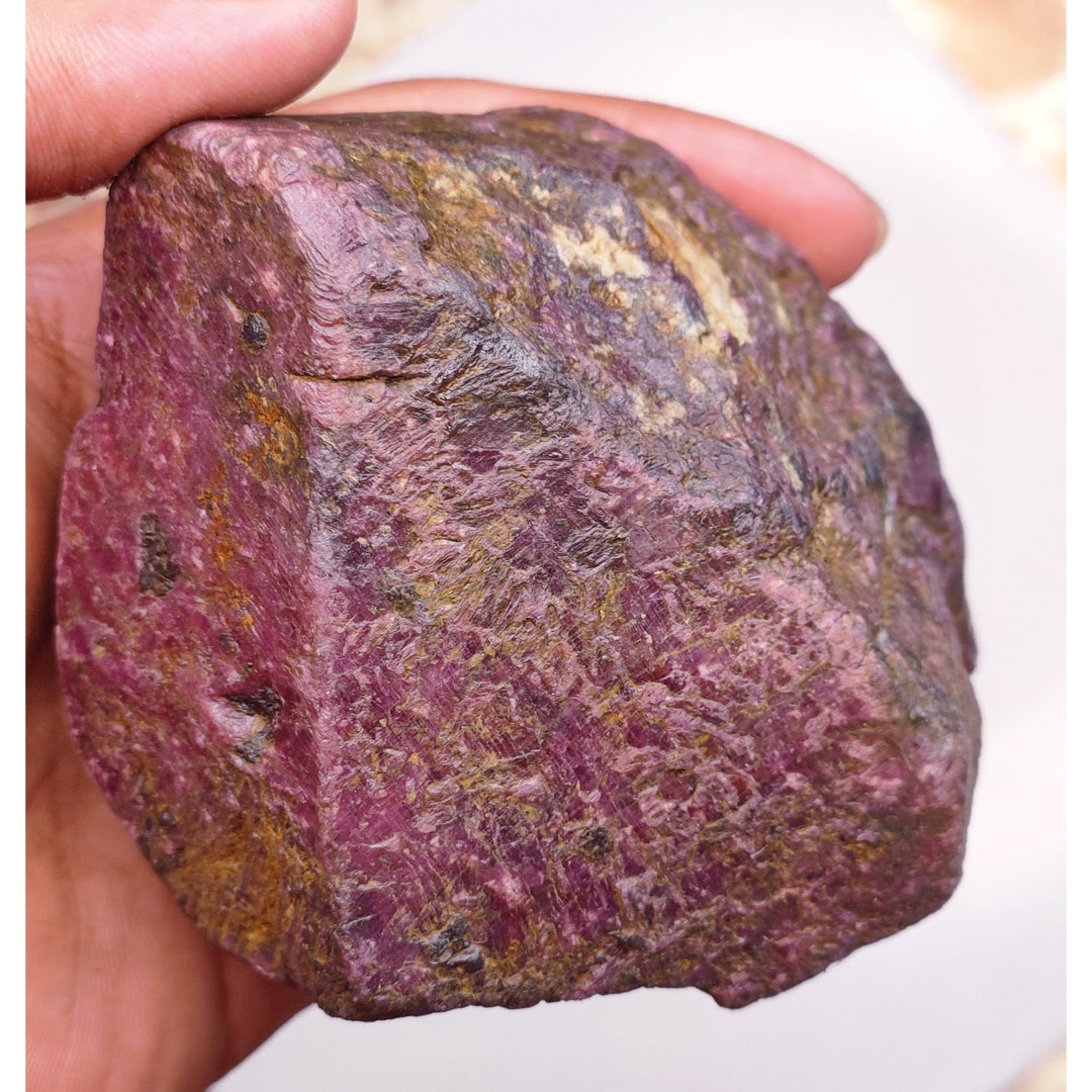 927 Grams, Untreated Ruby Raw Crystals, Rare Ruby Raw Stones, Huge Size ...