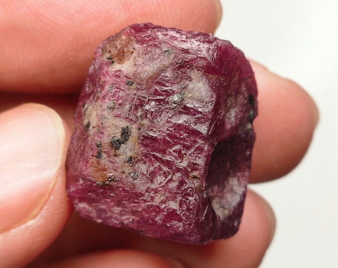 20x18x15mm, African Ruby Raw Stone, Untreated Ruby Crystals, Red Ruby ...
