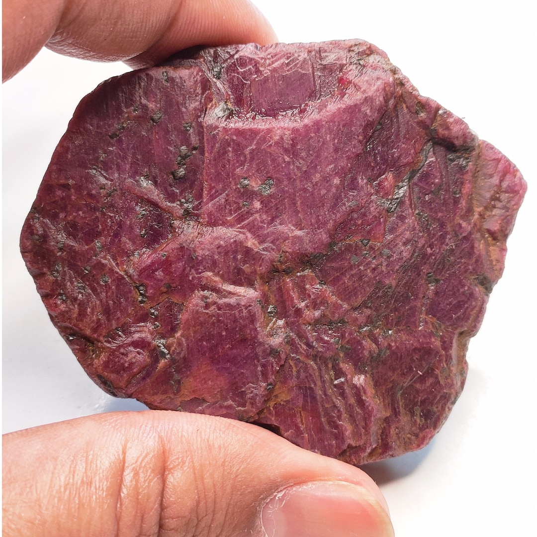 180 Grams, Rare Ruby Raw Rough | Natural Ruby Corundum Rough | Loose ...