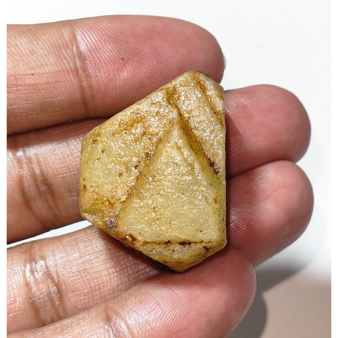 Rare! Natural Yellow Sapphire Raw Stone, Record Keeper Sapphire Raw ...