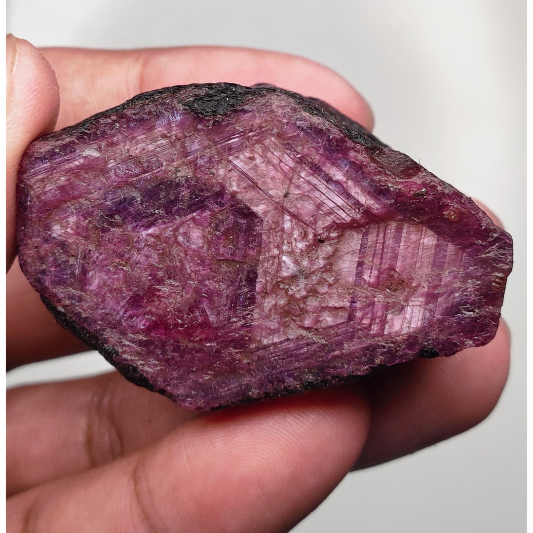 44x33x23mm, African Ruby Raw Stone, Untreated Ruby Crystals, Red Ruby ...