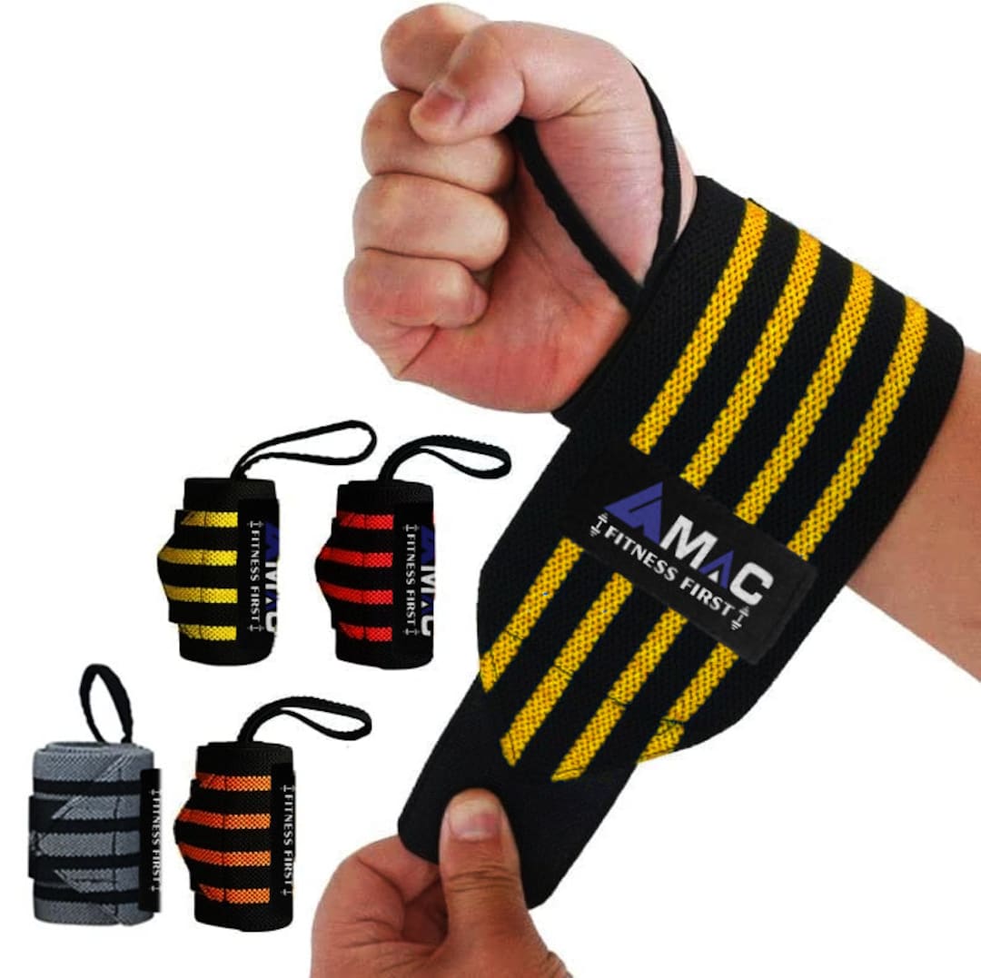 Weight Lifting Wrist Wraps | Wrist Support Wrap | Gym Weight Training ...