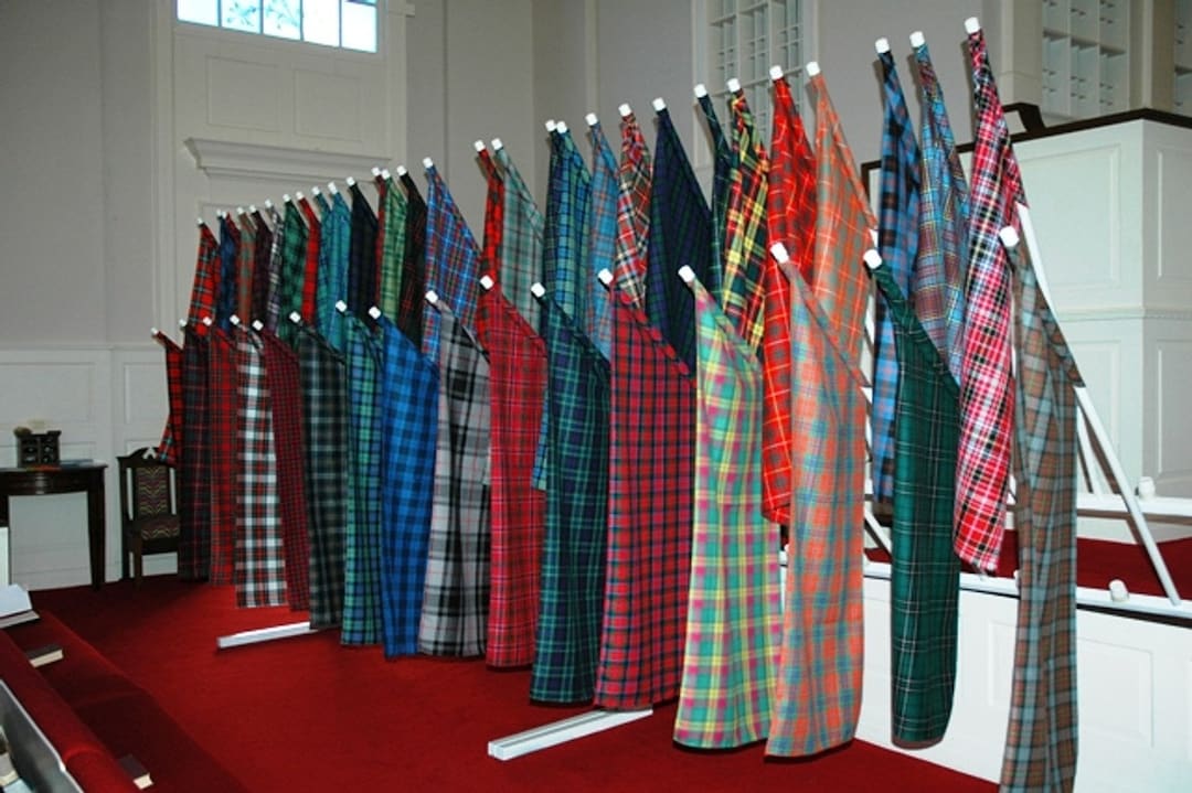 Scottish Tartan Flag | Clan Flags | Made of Acrylic Wool Size 54” X 36 ...