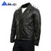 Men's Real Leather Jacket With Devil Spikes | Cross Zip Ghost Rider ...