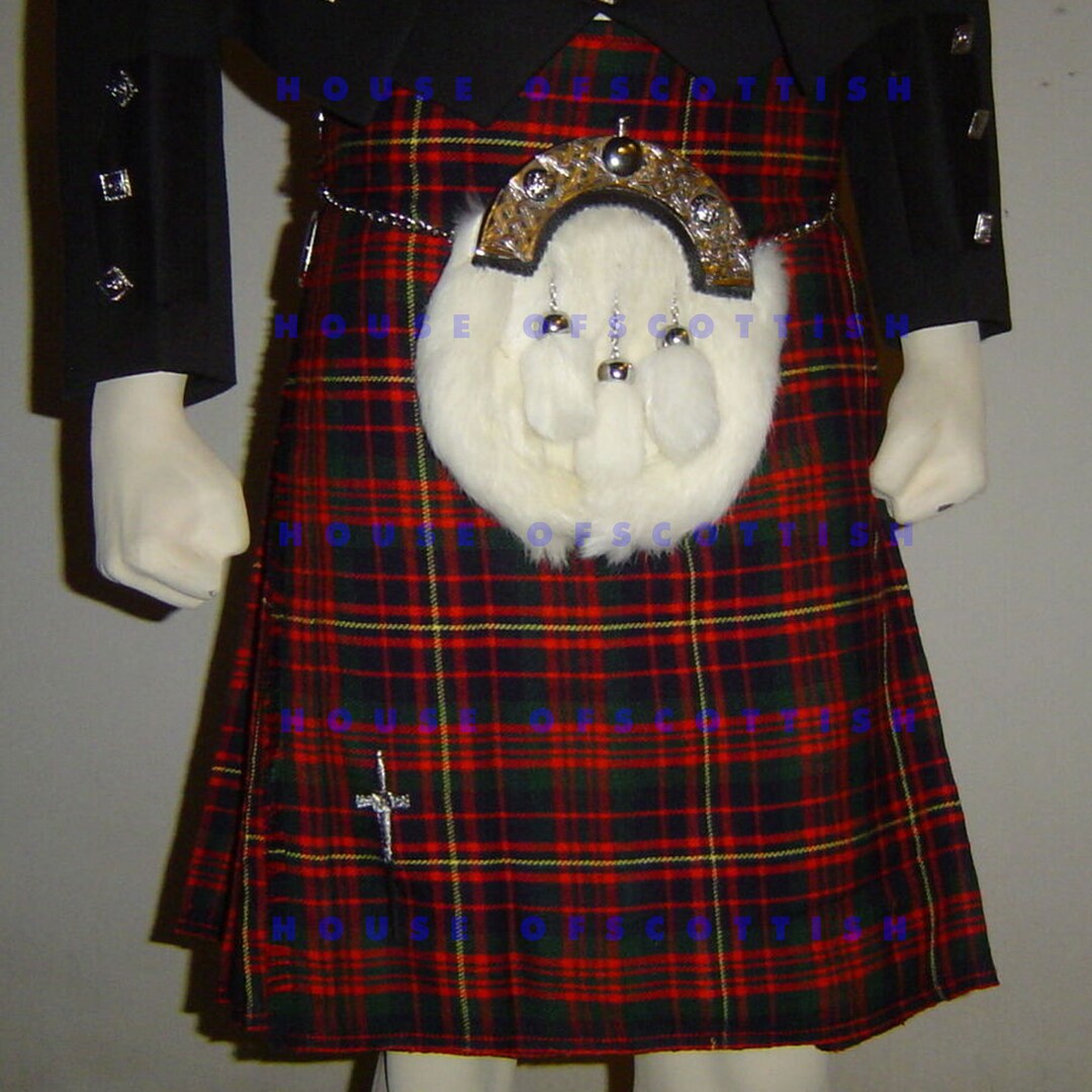 Scottish Men's Kilt Set | Cameron of Erracht Tartan Heavy Kilt | Kilt ...