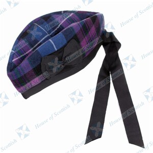 Scottish Tartan Glengarry Hat | Scottish Military Cap | Traditional ...
