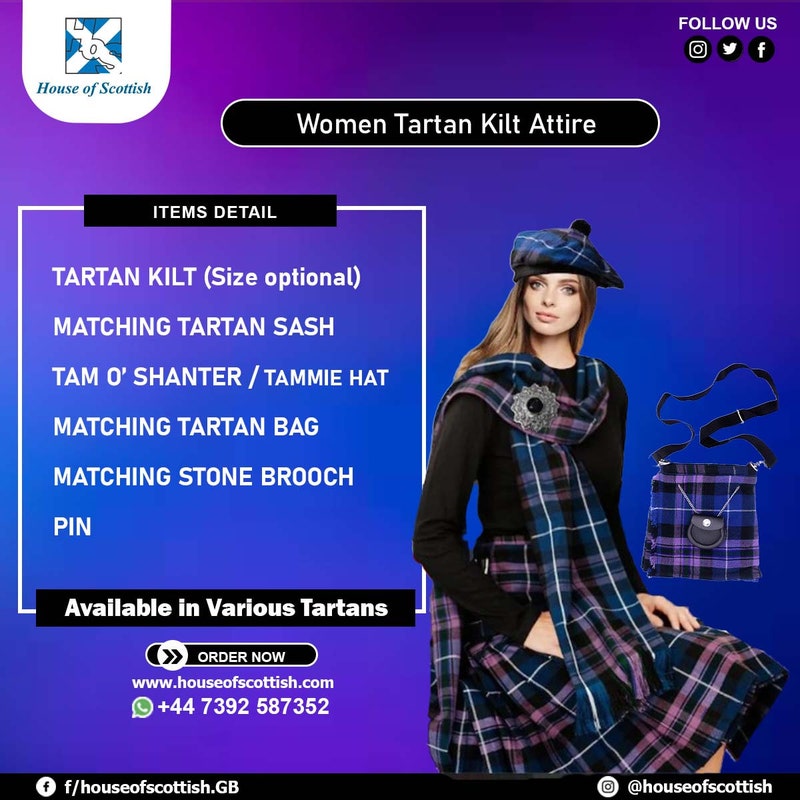 Long kilt ladies - Etsy Schweiz