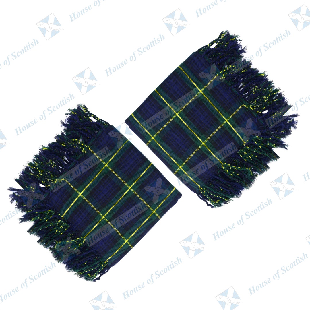 Scottish Kilt Fly Plaid Gordon Tartan Made of Acrylic Wool Size 48” X ...