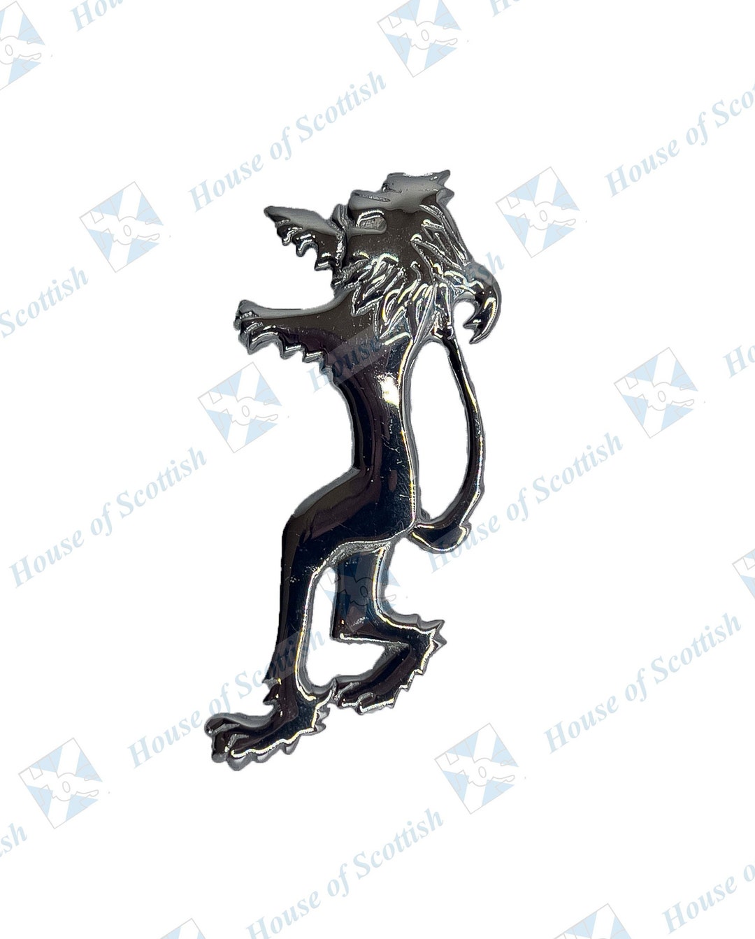 Scottish LION RAMPANT Kilt Pin Chrome Finish by House of Scottish - Etsy