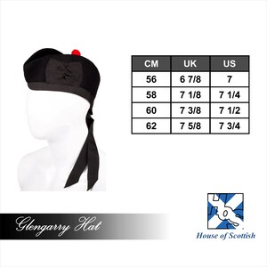 Scottish Tartan Glengarry Hat | Scottish Military Cap | Traditional ...