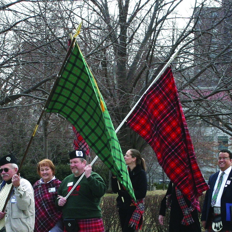 Scottish Tartan Flag | Clan Flags | Made of Acrylic Wool Size 54” X 36 ...