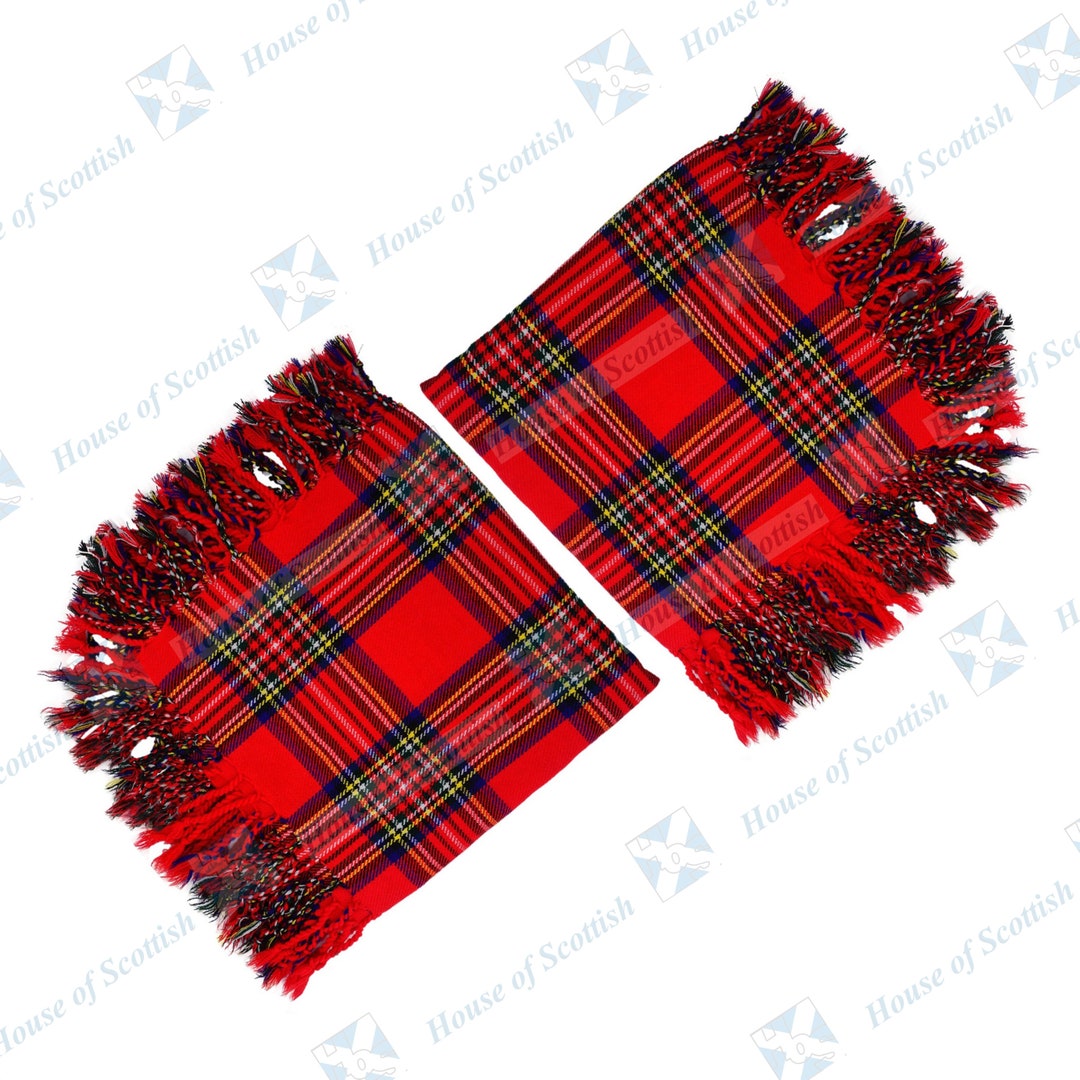 Scottish Kilt Fly Plaid Stewart Royal Tartan Made of Acrylic Wool Size ...