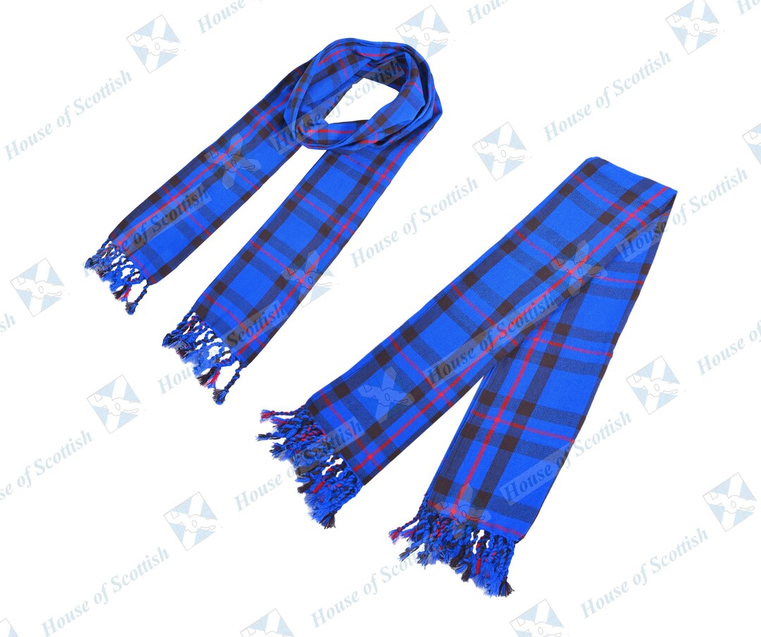Scottish ELLIOT MODERN TARTAN Sash Plaid 90 Inches Long With Fringe ...