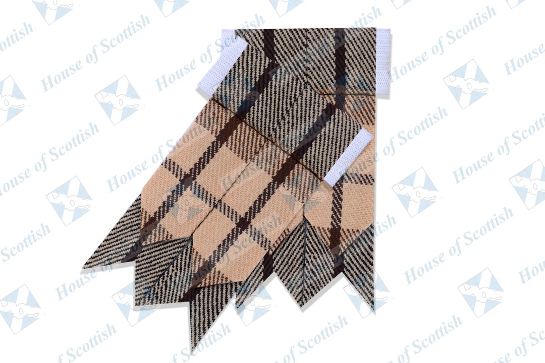 Scottish Kilt Hose Socks Flashes Made of ROSE ANCIENT Tartan / Acrylic Wool Tartan Flashers by ...