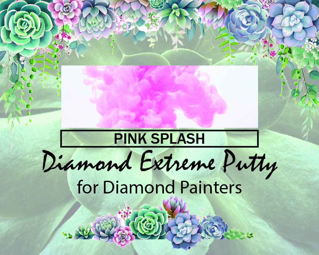 PINK SPLASH ) Diamond Extreme Putty for Diamond Painters - Etsy