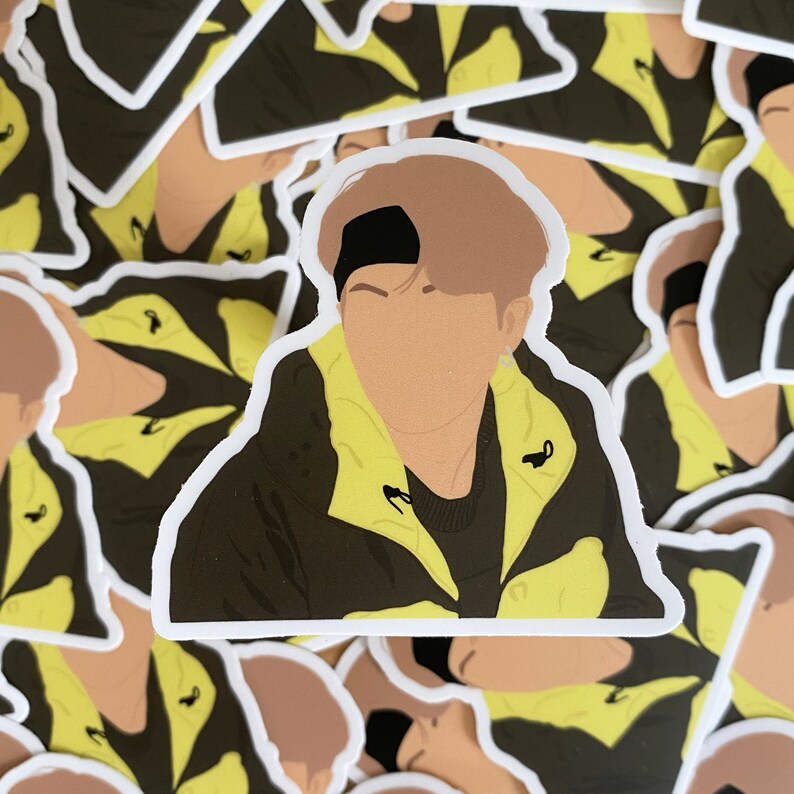 BTS Suga Sticker Min Yoongi Sticker BTS Sticker Vinyl | Etsy
