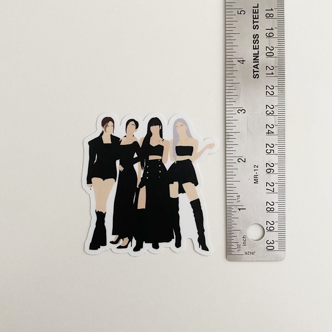 Black Pink Sticker Black Pink Vinyl Sticker Laptop | Etsy