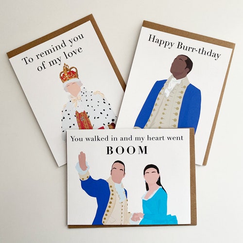 Hamilton Angelica Birthday Card | Etsy