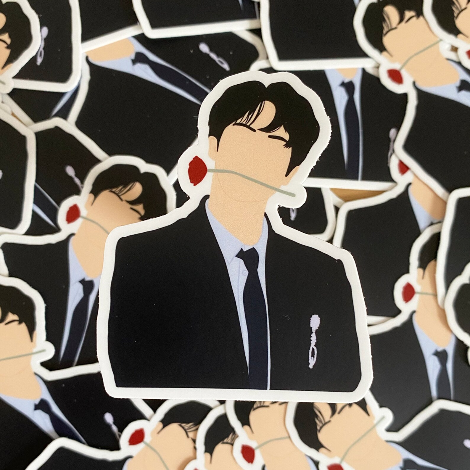 BTS Jin Sticker Jin Sticker BTS Dynamite Vinyl Sticker - Etsy