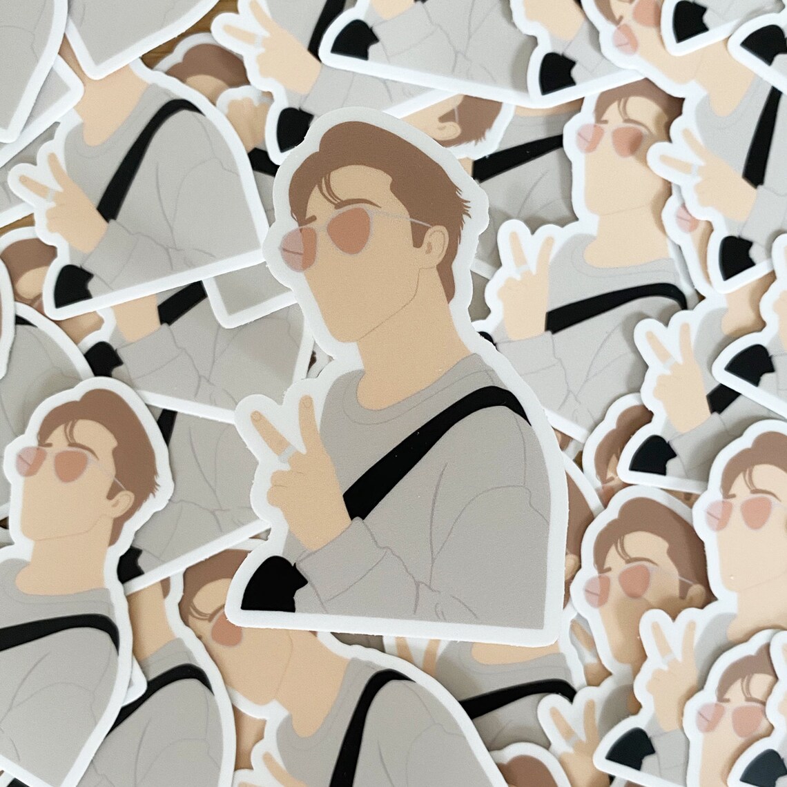 BTS Jimin Vinyl Sticker: Matte Finish, Weatherproof (3" X 1.89") - Etsy