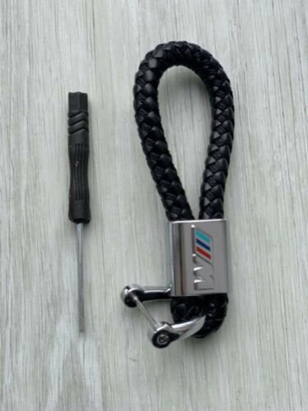 Black Braided Rope BMW% M Sport Keyring - Etsy