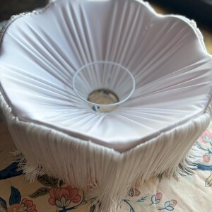 Luxury 12” Handmade Dusky Pink Velvet Lampshade, Art Deco Fringed ...