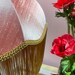Luxury 12” Handmade Pink Silk Fringe Lampshade, Art Deco Fringed ...