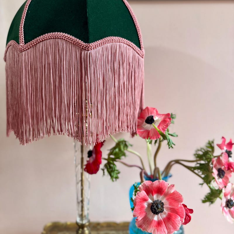 Green Lamp Shade Tassel - Etsy UK