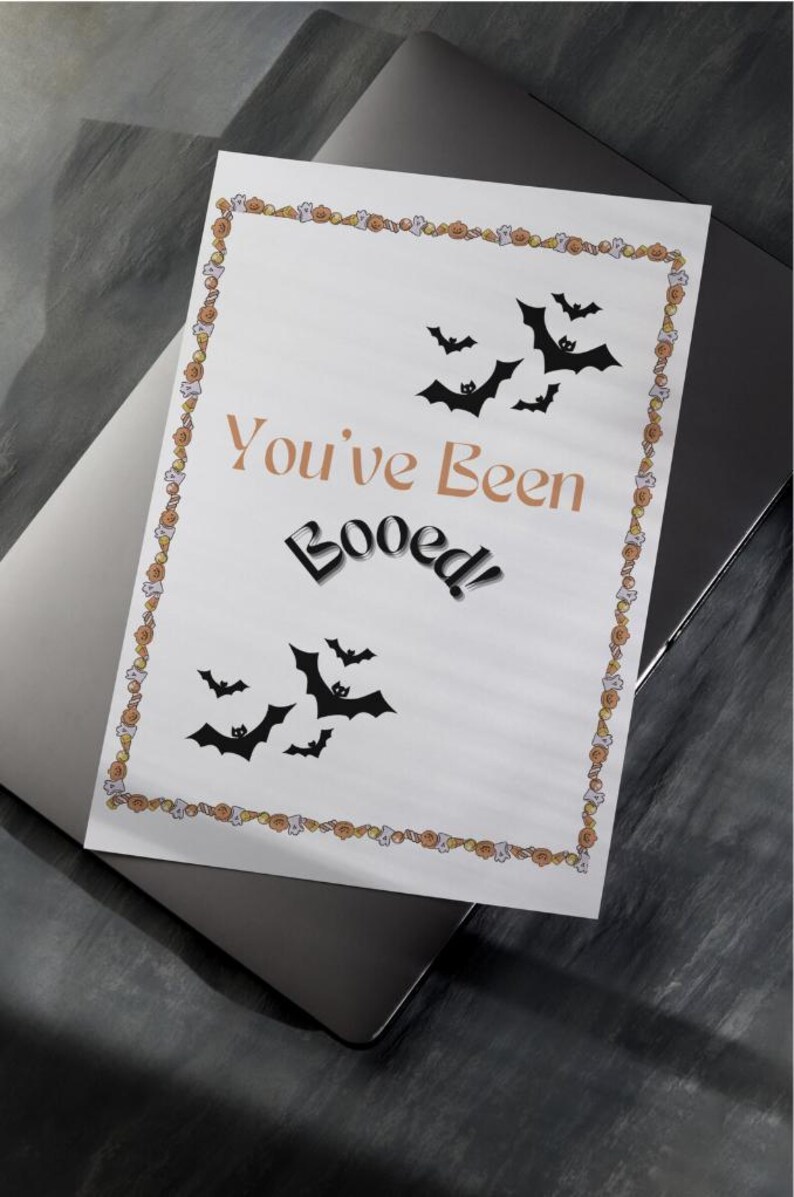 You've Been Booed Gift Basket Sign, Boo Basket Halloween Ideas, Cute ...