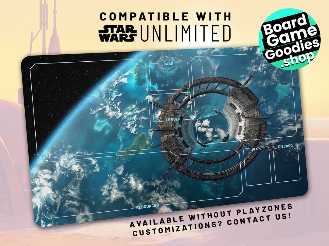 Star Wars Unlimited Playmat Scarif TCG SWU Planet - Etsy