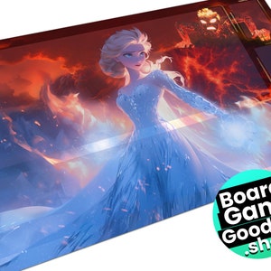 Lorcana Elsa Playmat con zonas de juego opcionales Illuminate TCG ...