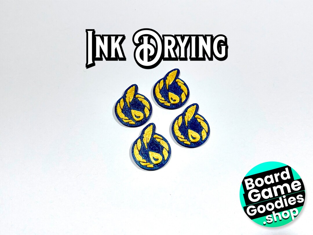 Lorcana Ink Drying Reminder Tokens Set of 4 Tokens TCG - Etsy
