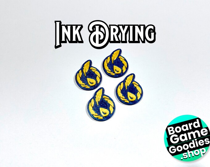 Lorcana Ink Drying Reminder Tokens Set of 4 Tokens TCG - Etsy