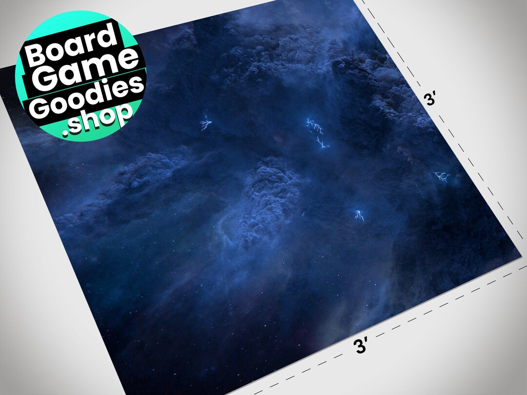 3'x3' Maelstrom Blue Playmat for Star Wars Armada X-wing Miniatures ...