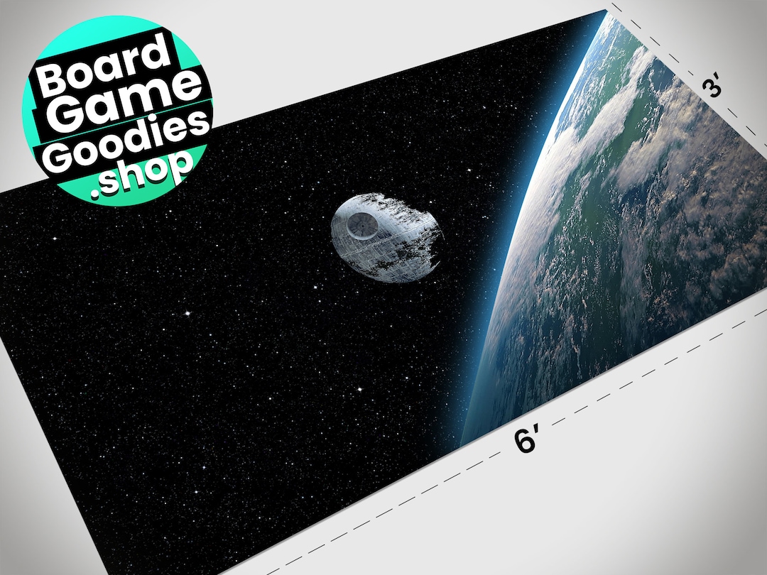 6'x3' Death Star II Battle Over Endor Playmat for Star Wars X-wing ...