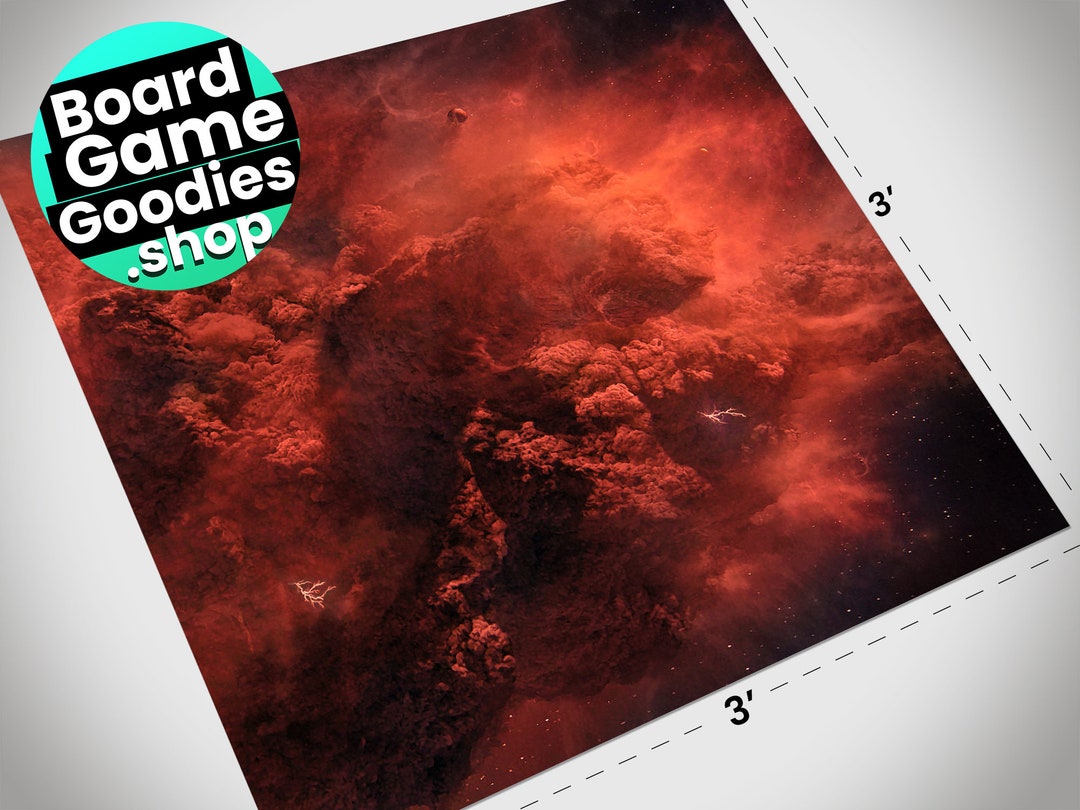 3'x3' Maelstrom Red Playmat for Star Wars Armada X-wing Miniatures ...