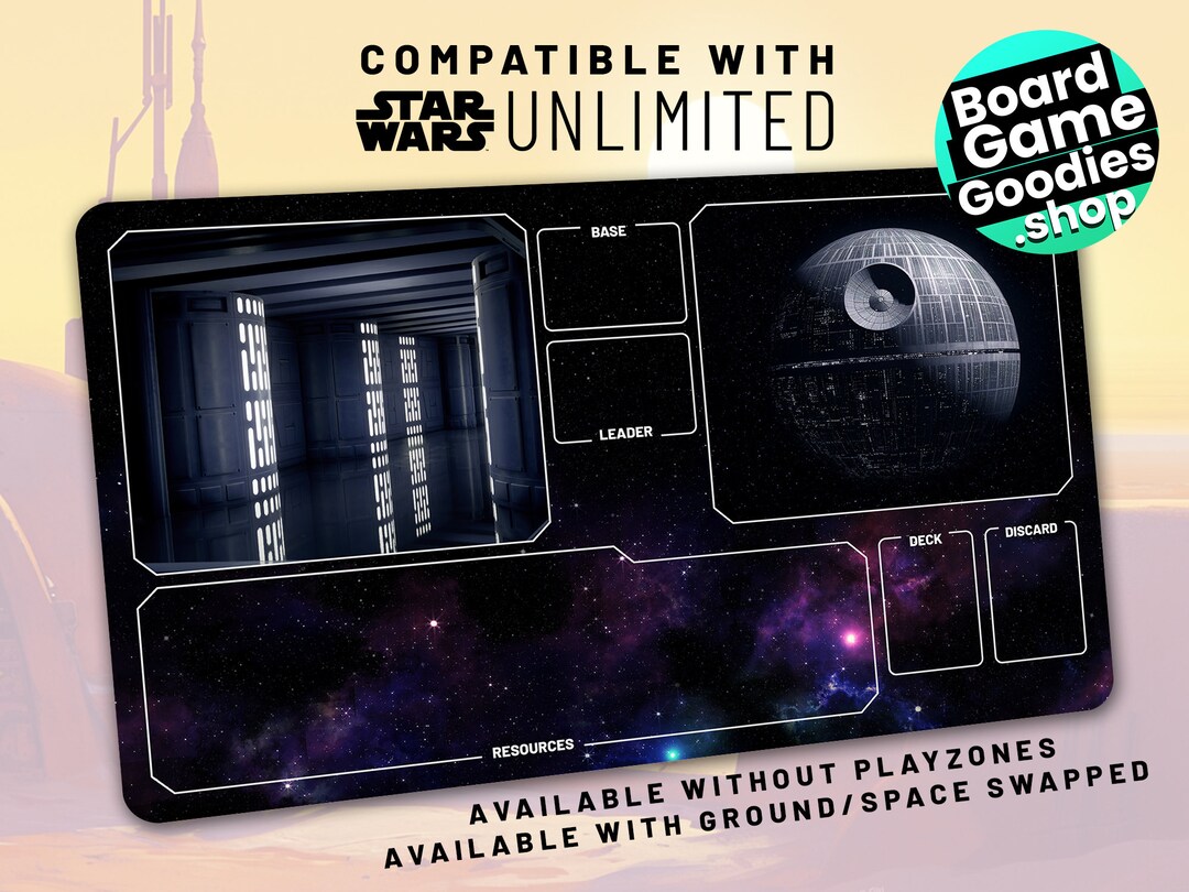 Playmat Star Wars Unlimited Death Star TCG SWU - Etsy