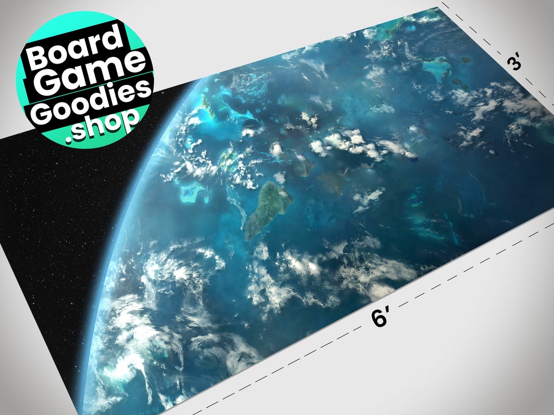 6'x3' Scarif Playmat No Shield Gate Station for Star Wars Armada X-wing ...