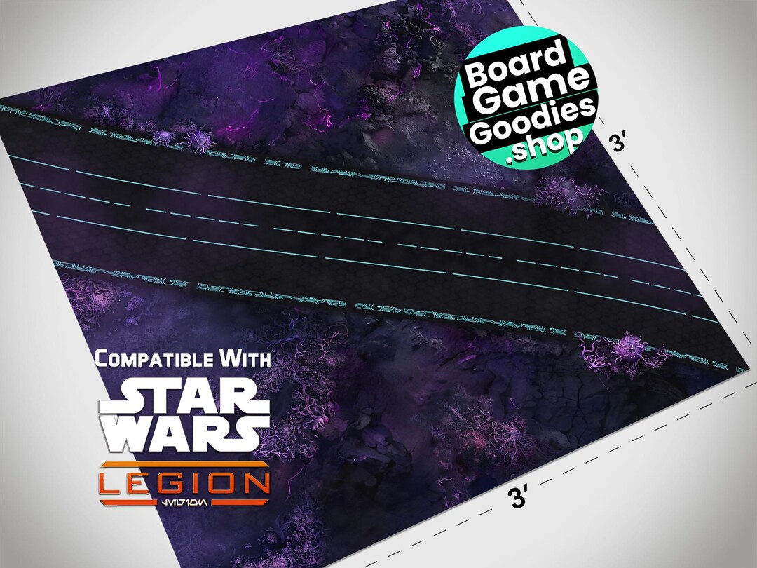 3'x3' Umbara Game Mat for Star Wars Legion, Shatterpoint, Special ...