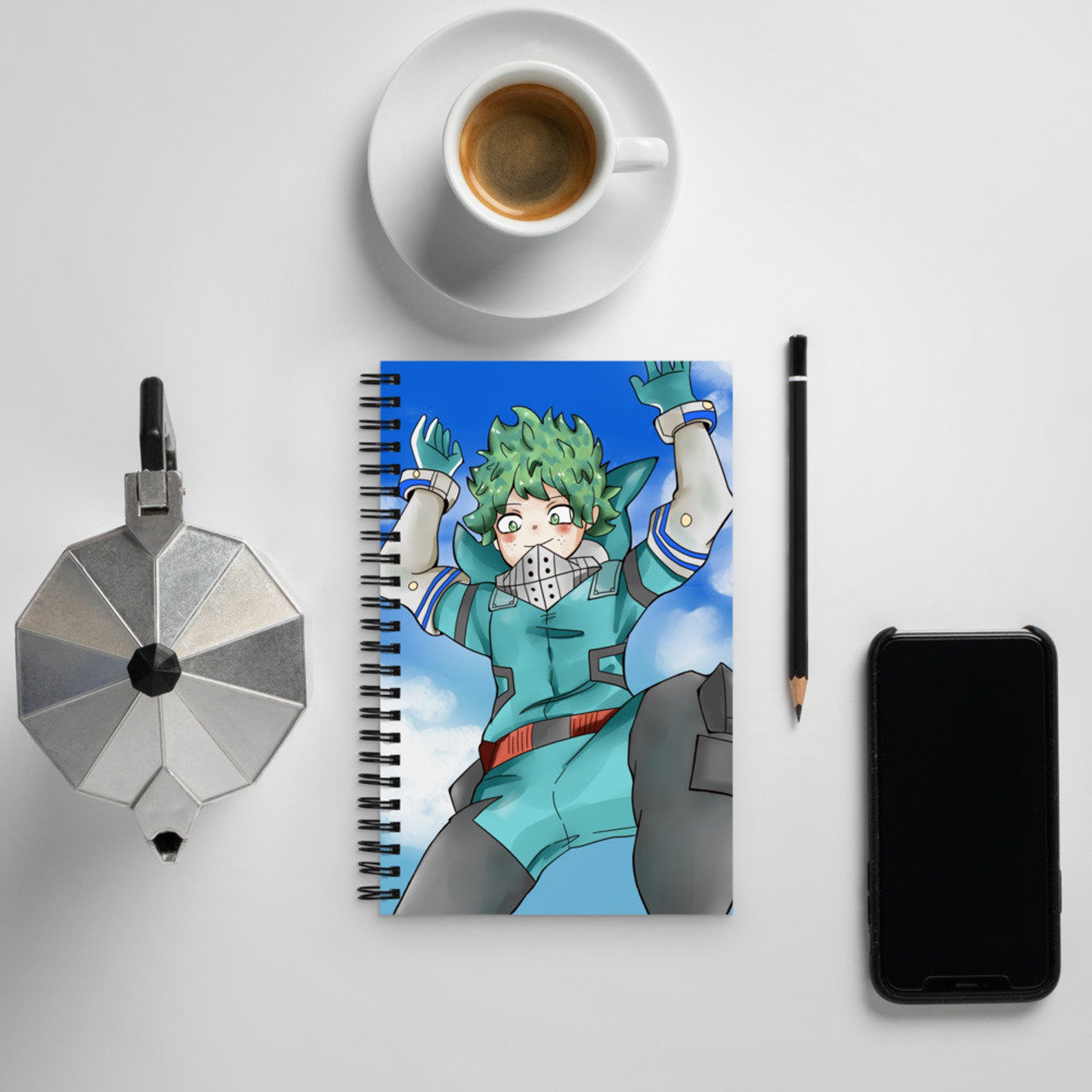 Deku MHA BNHA Spiral notebook | Etsy