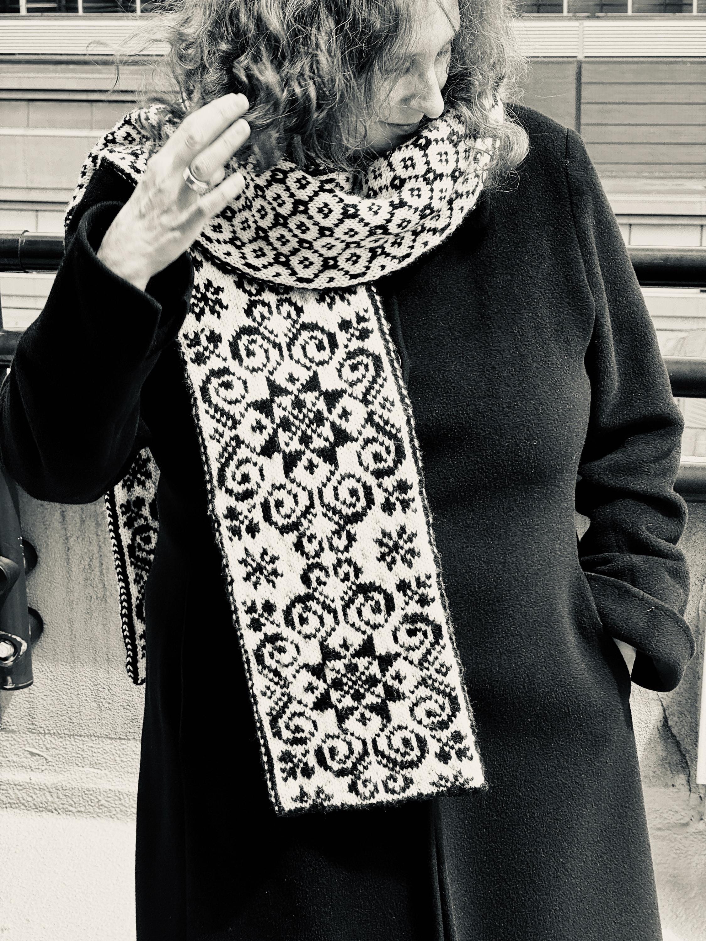 Selbu Scarf Digital Knitting Pattern - Etsy