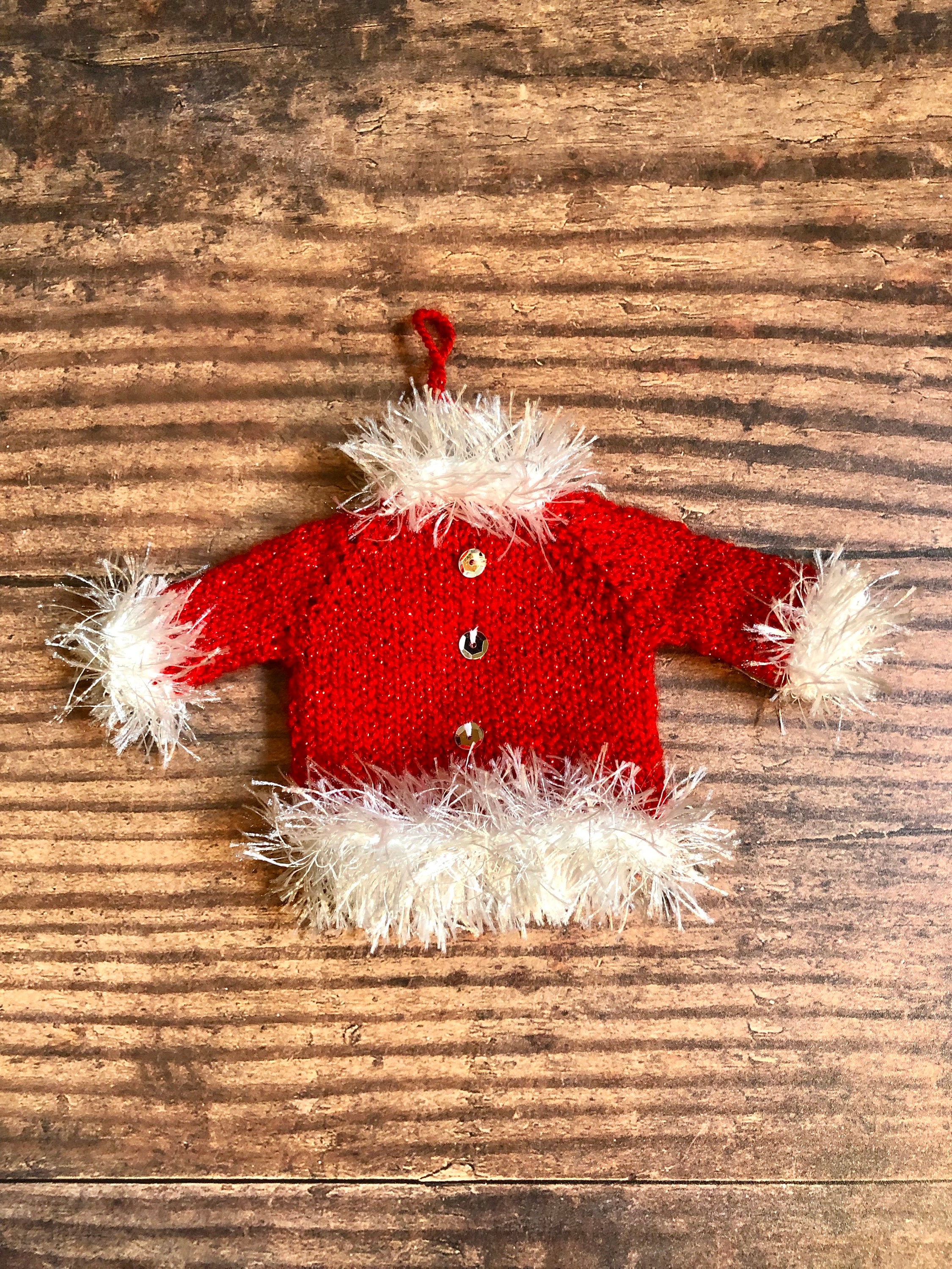 Christmas Sweater Tree Ornament Knitting Pattern Christmas | Etsy