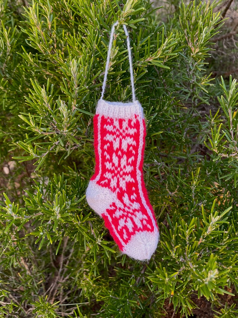 Selbu Stockings Christmas Ornaments Digital Knitting Pattern - Etsy