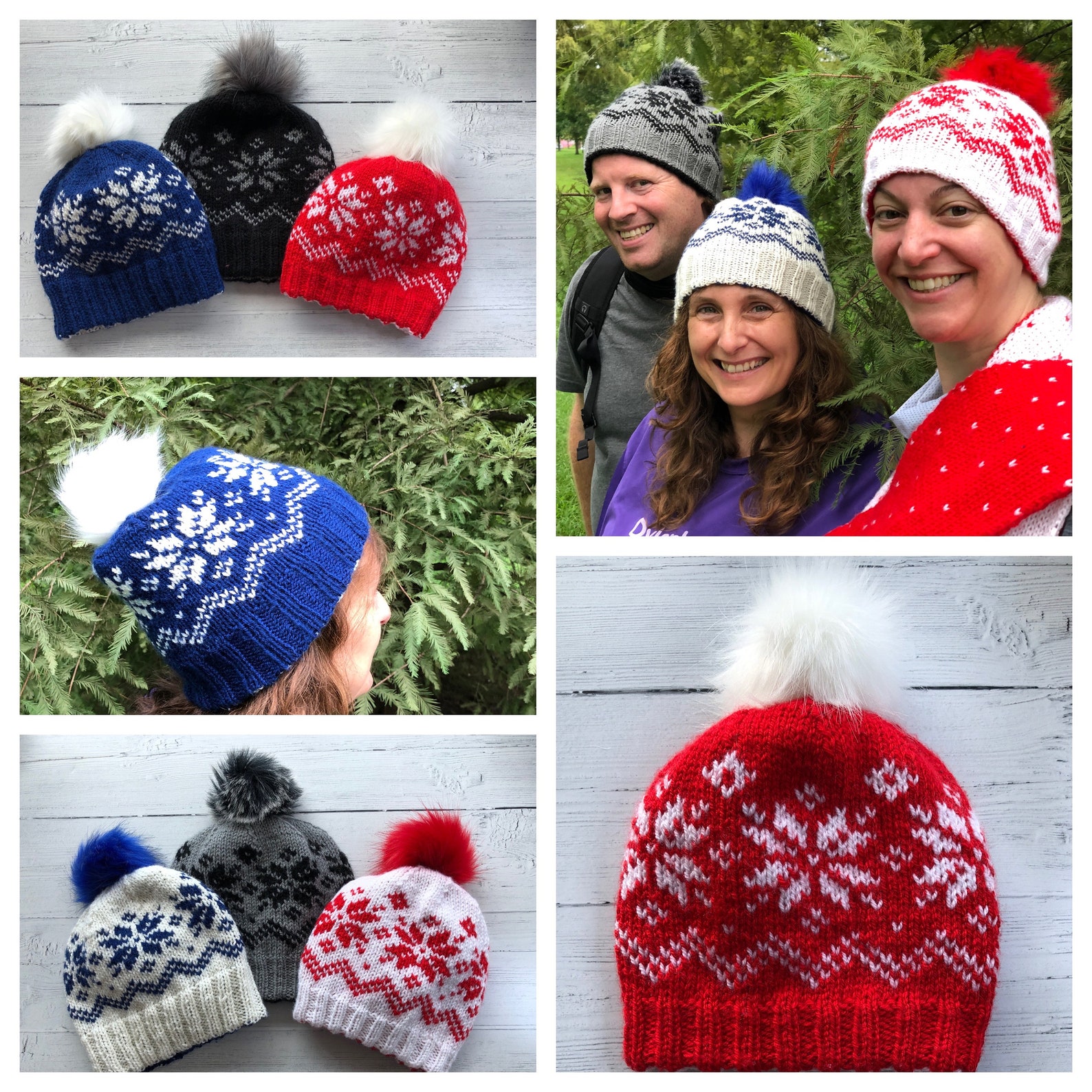 Snowflakes Hat, Digital Knitting Pattern - Etsy