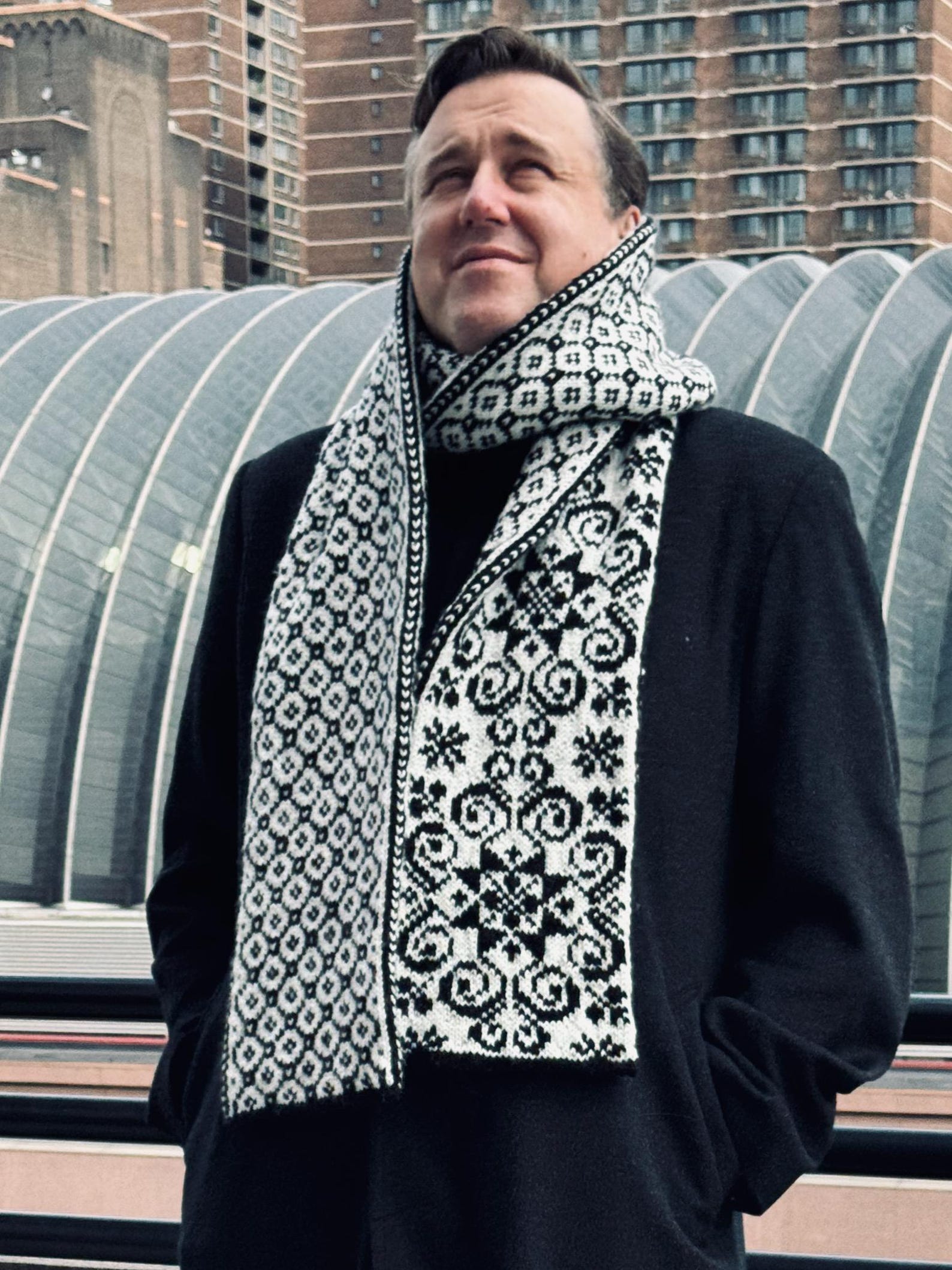 Selbu Scarf Digital Knitting Pattern - Etsy